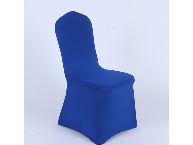 5X Loyal Blue Spandex Chair Cover Strech Cover for Wedding Party Royal ...